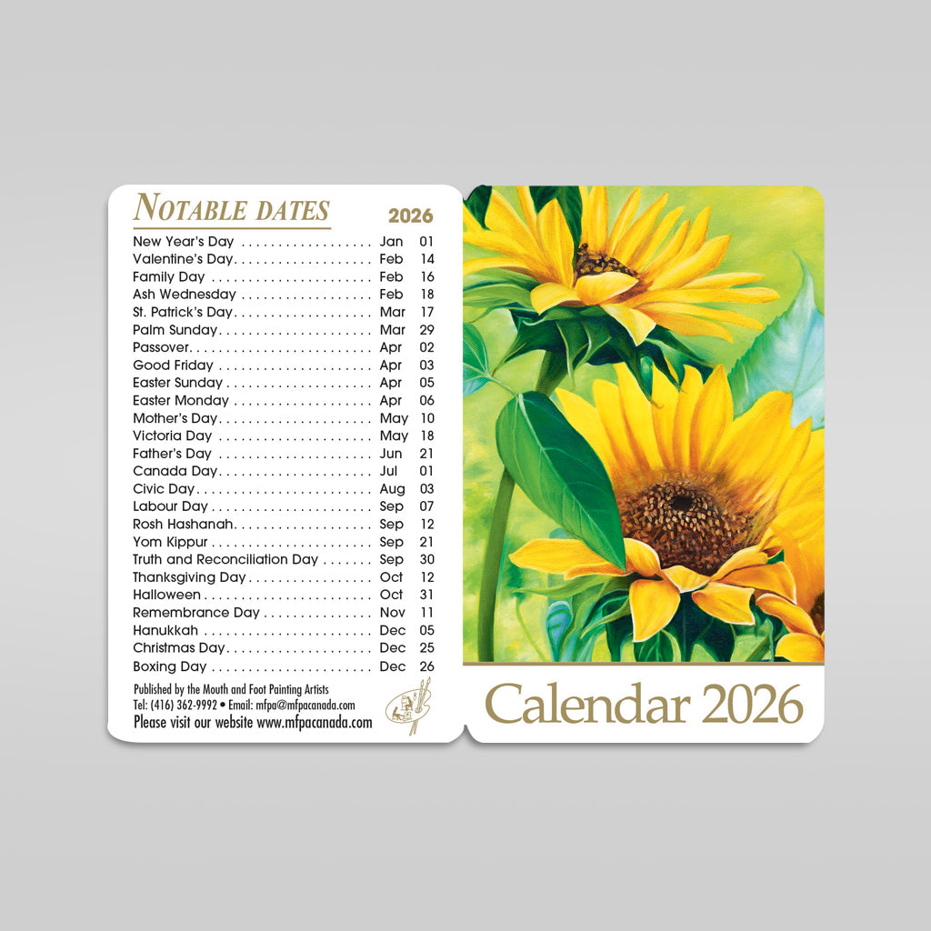 Sets of 2026 Pocket Calendars – MFPA Canada